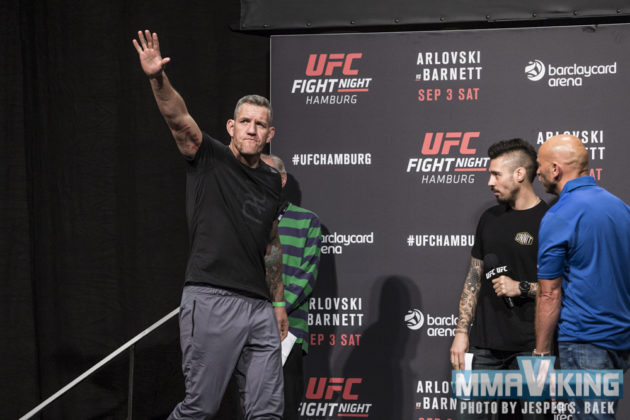 Photos : Christian Colombo vs. Jarjis Danho Weigh-in at UFC Hamburg