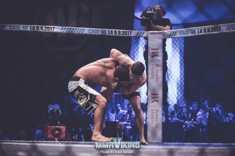 Cageside Photos : Mikael Silander Wins at CAGE 39