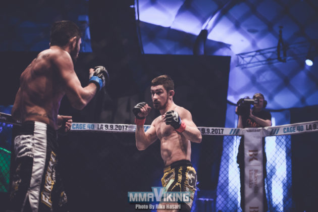 Cageside Photos : Mikael Silander Wins at CAGE 39