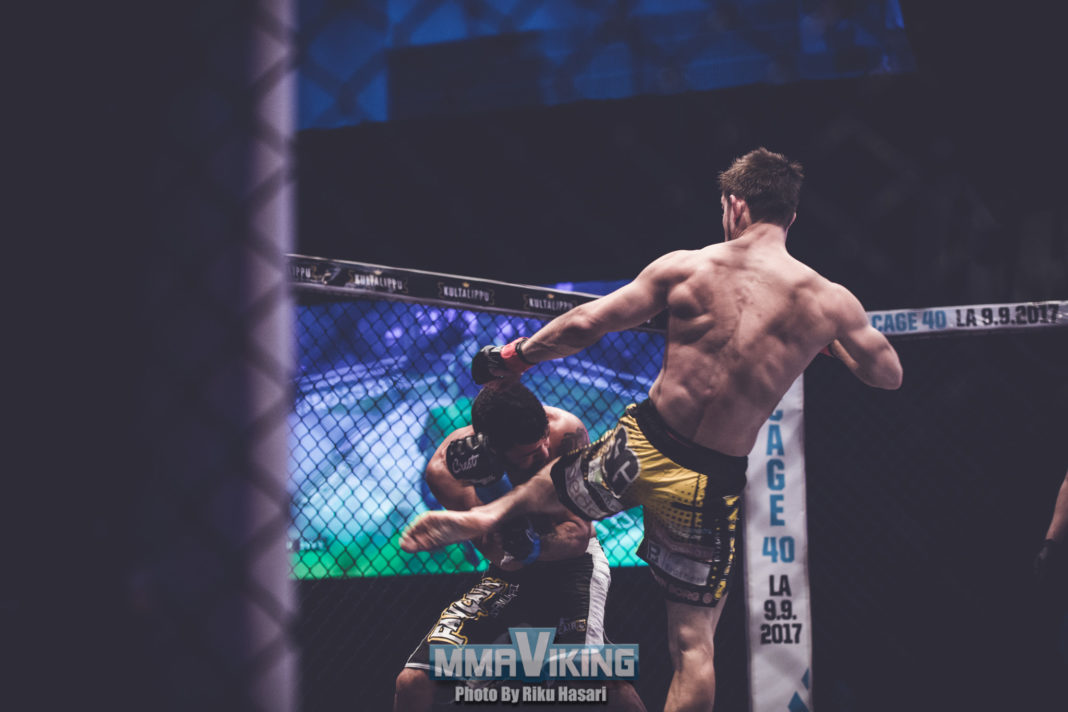Cageside Photos : Mikael Silander Wins at CAGE 39