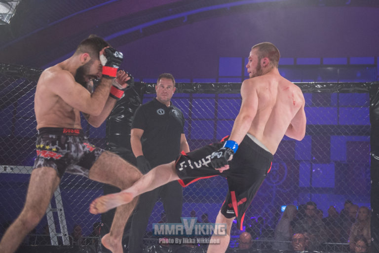 Photos: Hannan Housmand vs. Denis Ignatiev at Carelia Fight 13.