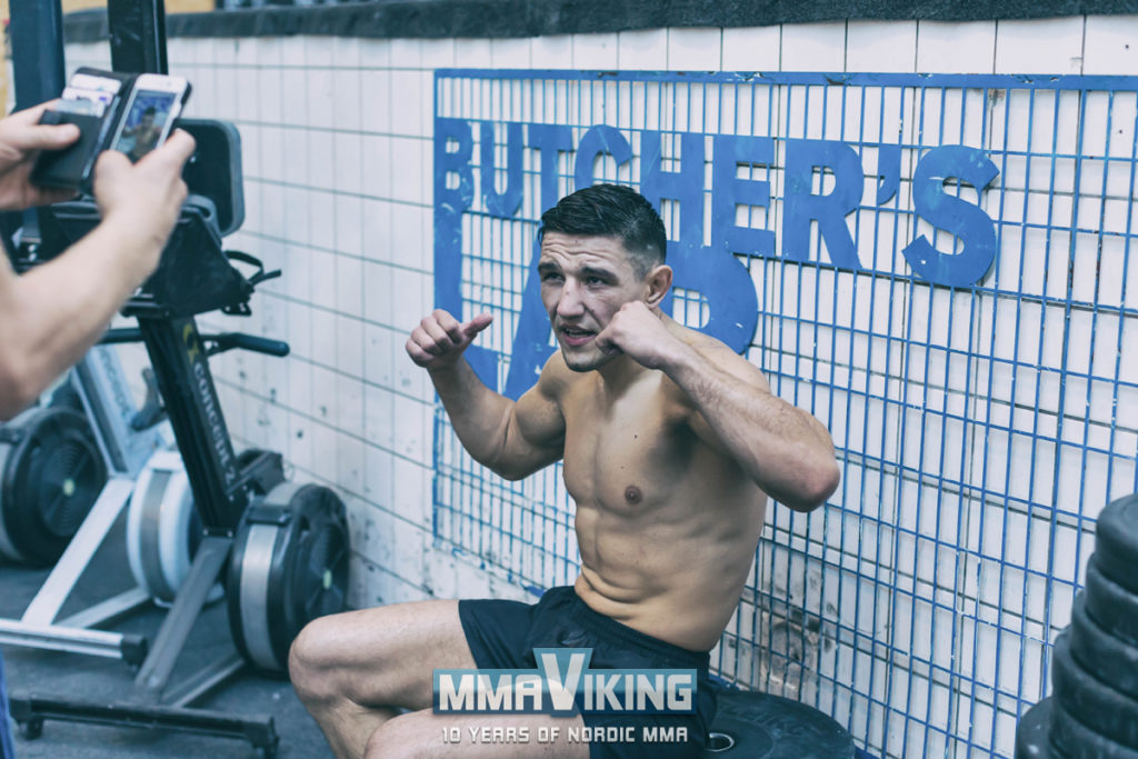 Photos : Damir Hadzovic Preparing for UFC Prelim Headliner with Henrik Affe