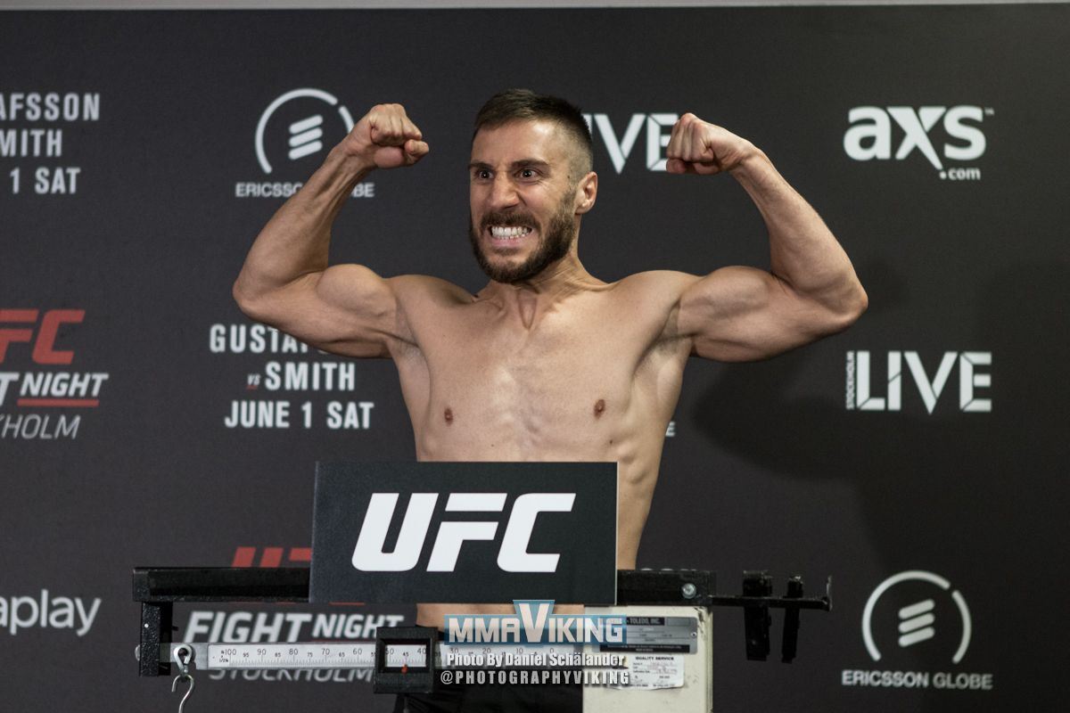 Photos : Nordic Fighters at UFC Sweden 6 Official Weigh-ins