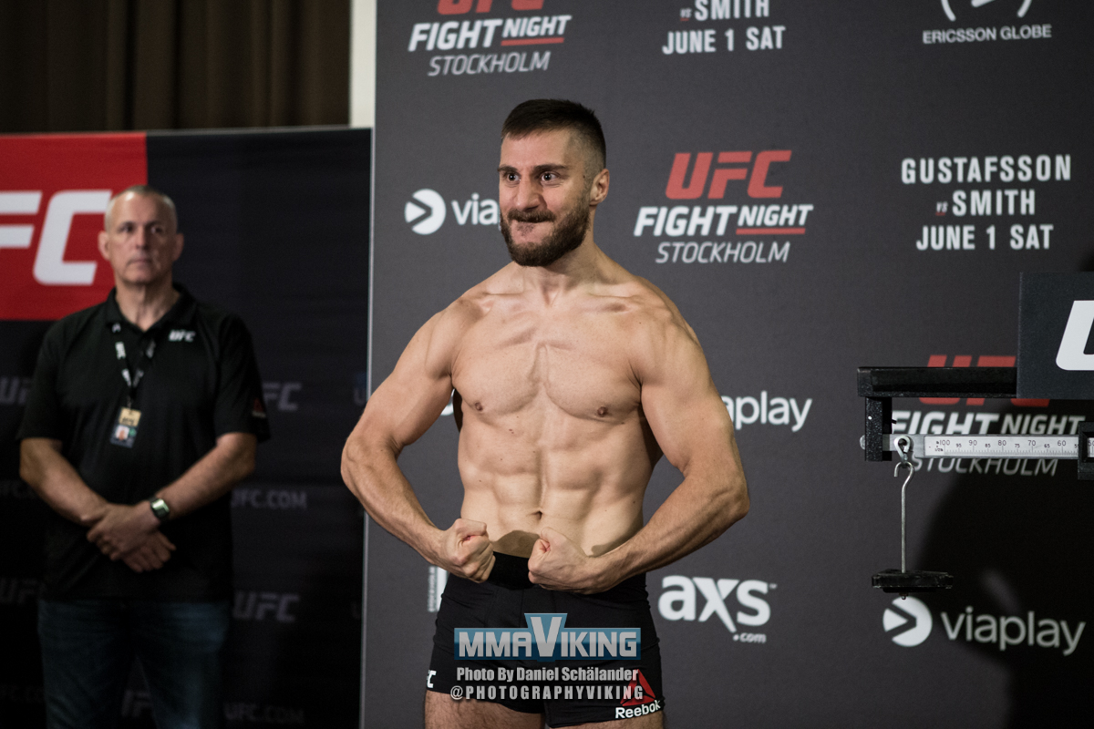 Photos : Nordic Fighters at UFC Sweden 6 Official Weigh-ins