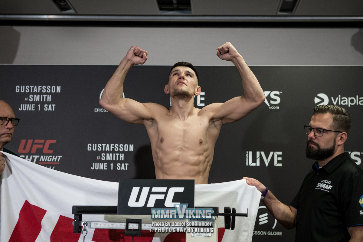 Photos : Nordic Fighters at UFC Sweden 6 Official Weigh-ins