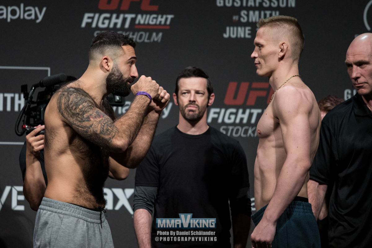 Weigh-in Photos : Rostem Akman at UFC Sweden 6