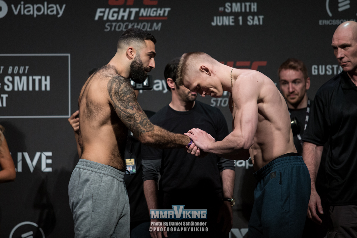 Weigh-in Photos : Rostem Akman at UFC Sweden 6