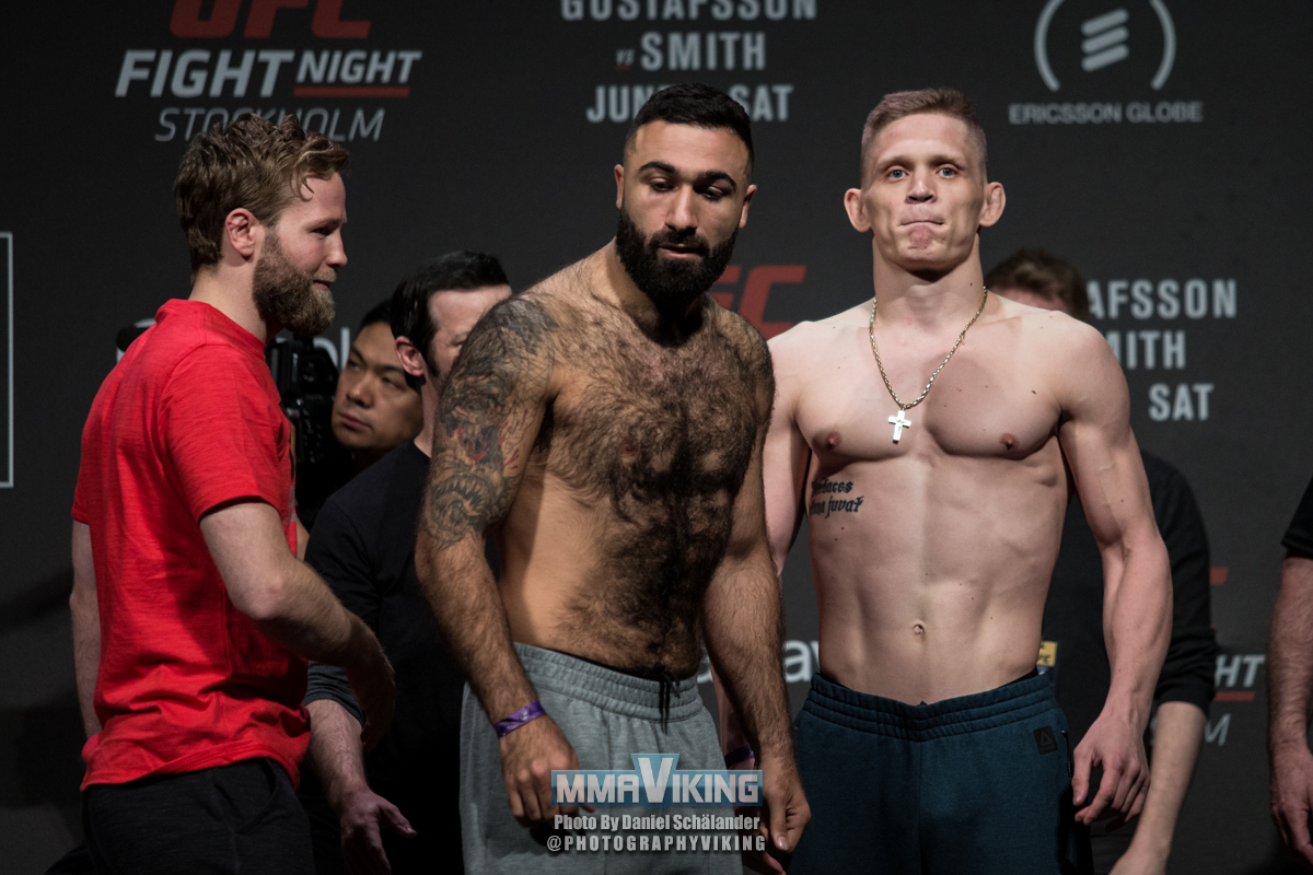 Weigh-in Photos : Rostem Akman at UFC Sweden 6