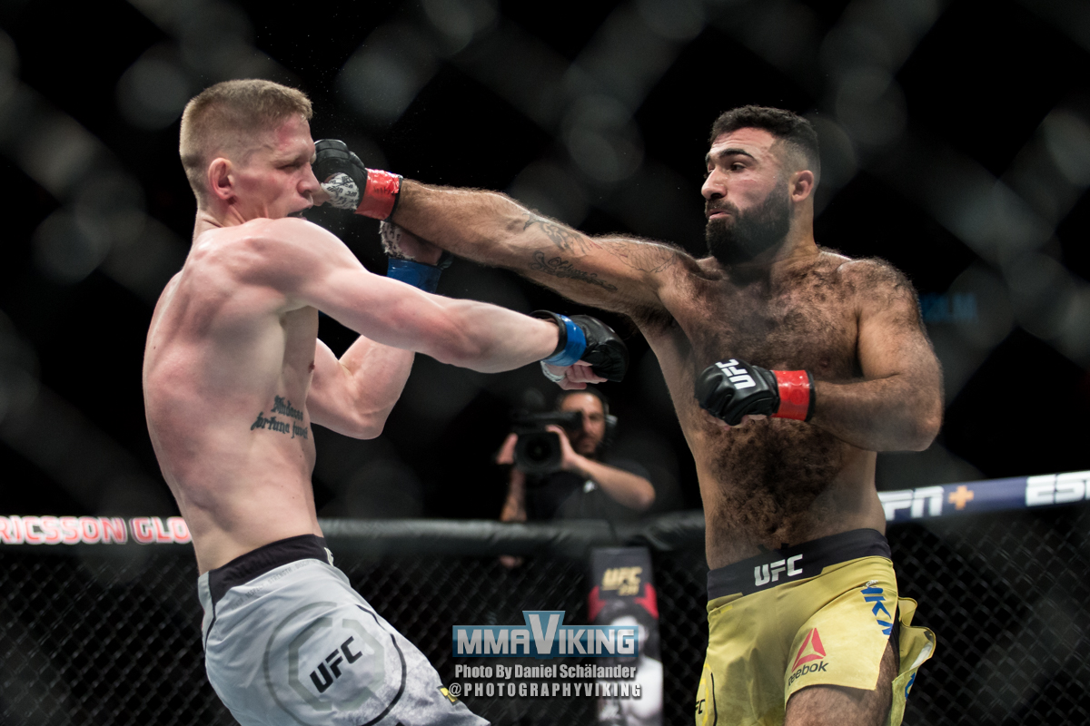 Fight Photos : Rostem Akman Loses in Debut at UFC Stockholm 6