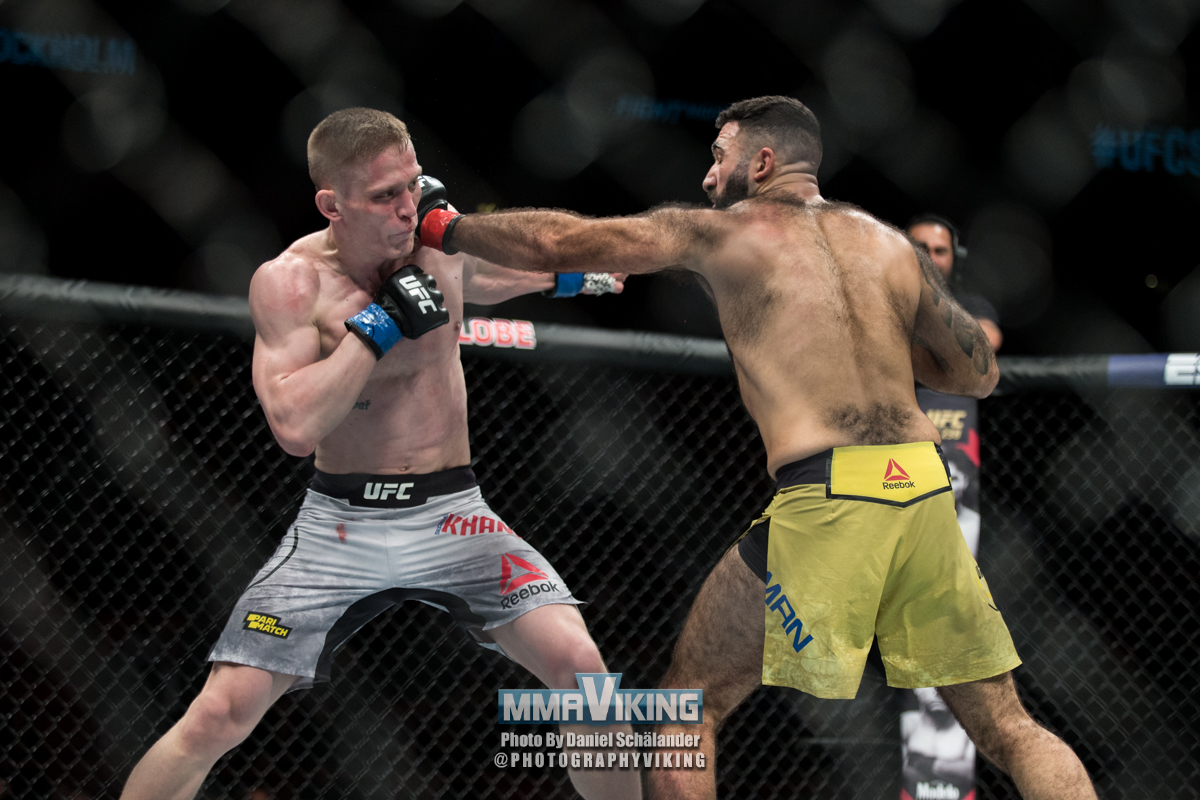 Fight Photos : Rostem Akman Loses in Debut at UFC Stockholm 6